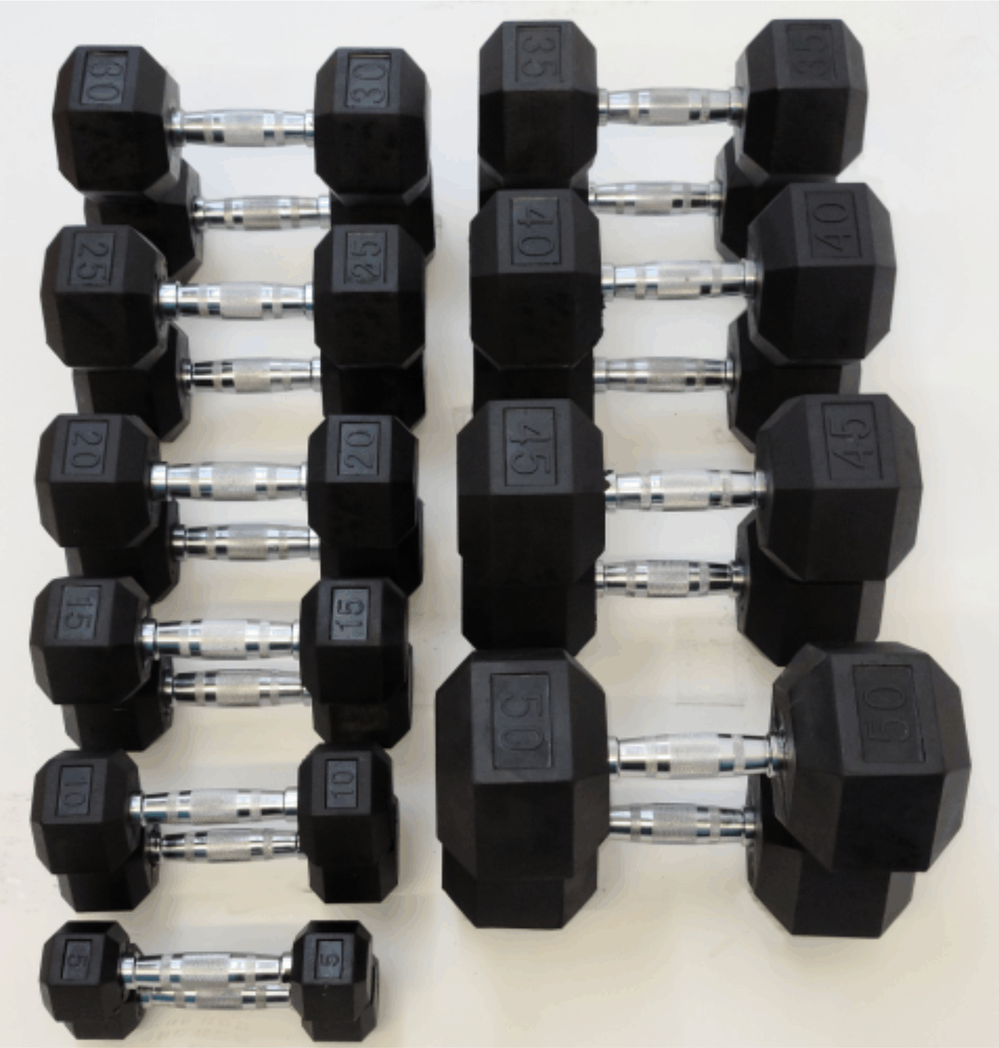 RUBBER COATED DUMBELL PACKAGES